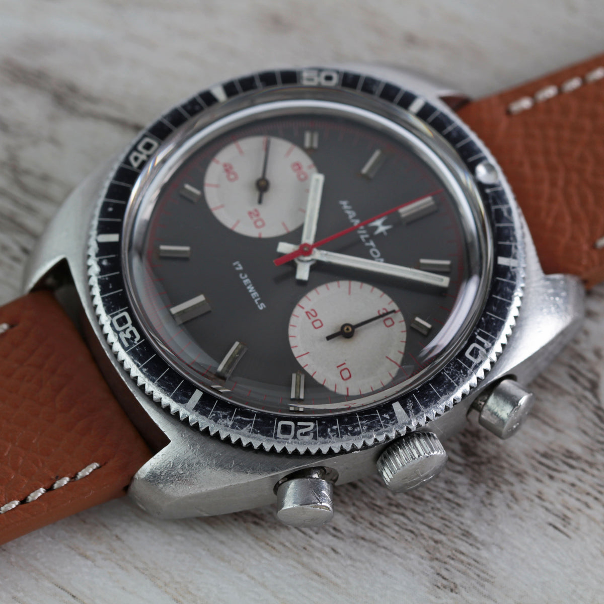 Hamilton 1970s Chrono-Diver "Big Eye" Ref.647001-3